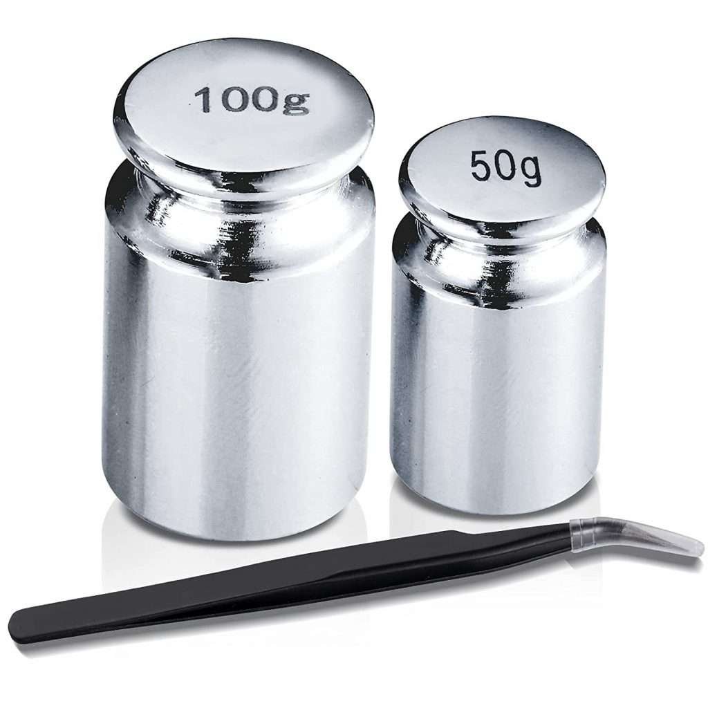 Set Pesas Calibración Balanza 100 G Y 50 G Y Pinza De Joyero ...