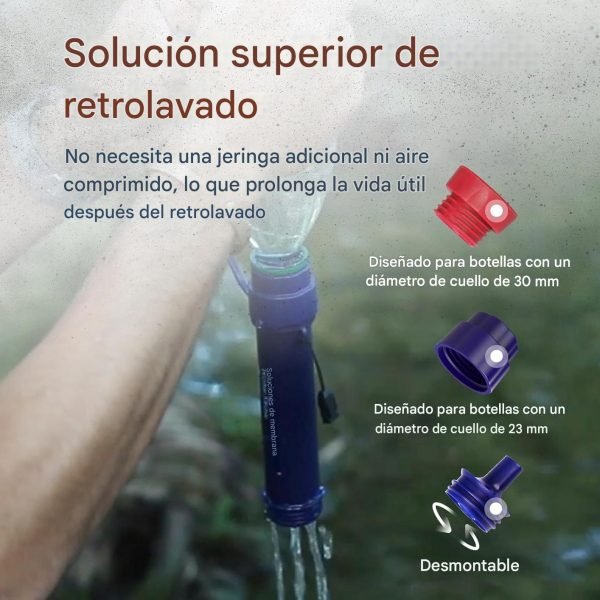 Filtro Purificador De Agua Portátil - GreenForest Tienda Forestal